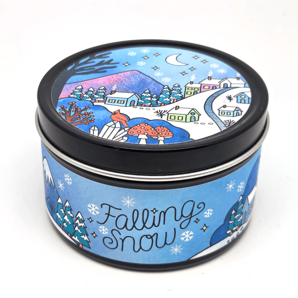 Falling Snow Candle - Hello From Portland