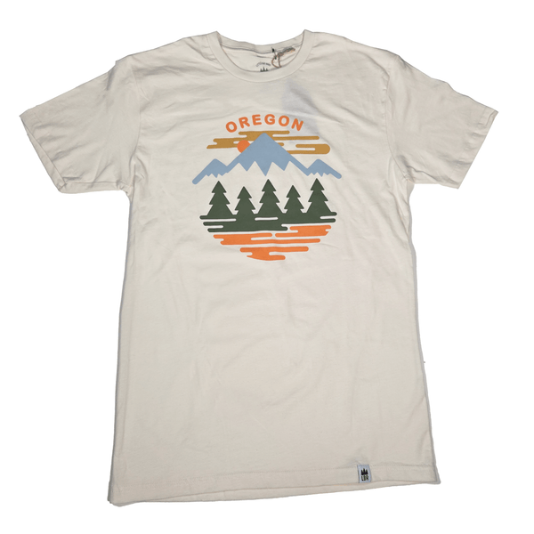 Oregon Fifty Ranges 4 Seasons Mens Tee - Hello From Portland