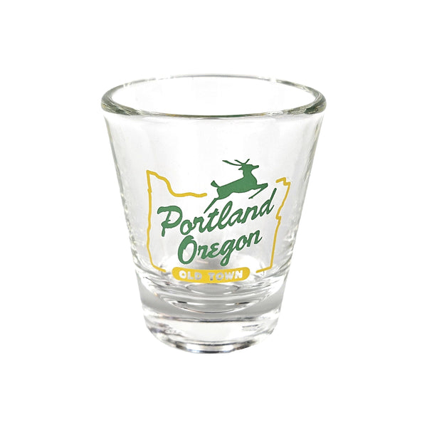 Portland Stag Shot Glass - Hello From Portland