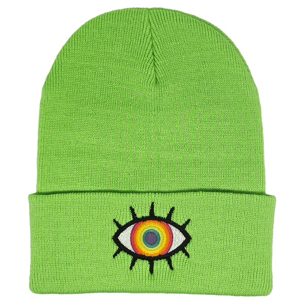 Rainbow Eye Beanie | Portland Oregon Souvenirs & Gifts - Hello From ...