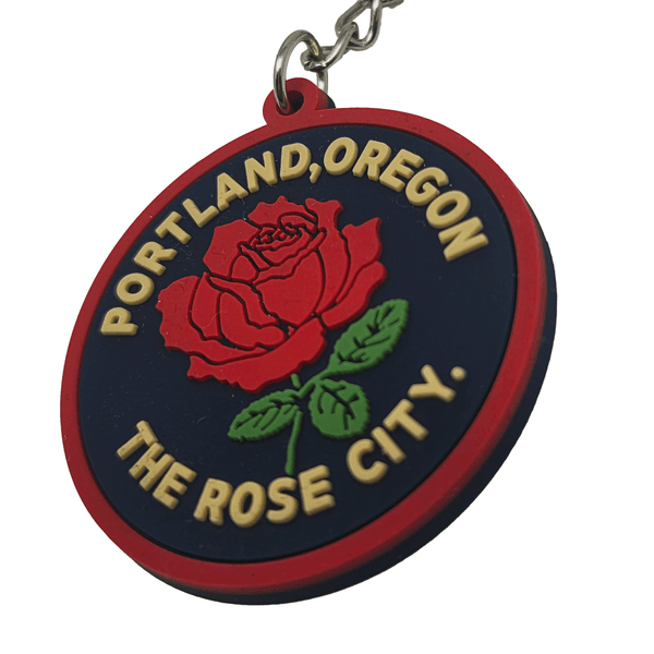 Rose City Keychain - Hello From Portland