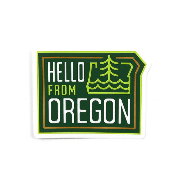 Oregon Badge Sticker | Portland Oregon Souvenirs & Gifts - Hello From ...