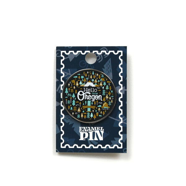 Oregon Burst Pin | Portland Oregon Souvenirs & Gifts - Hello From Portland