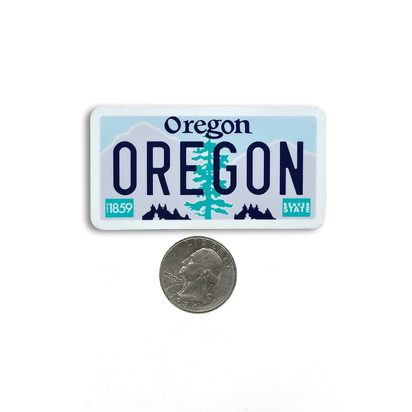 Oregon License Sticker - Hello From Portland