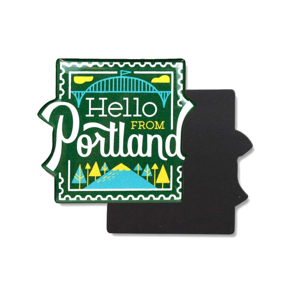 Portland Stamp Magnet | Portland Oregon Souvenirs & Gifts - Hello From ...